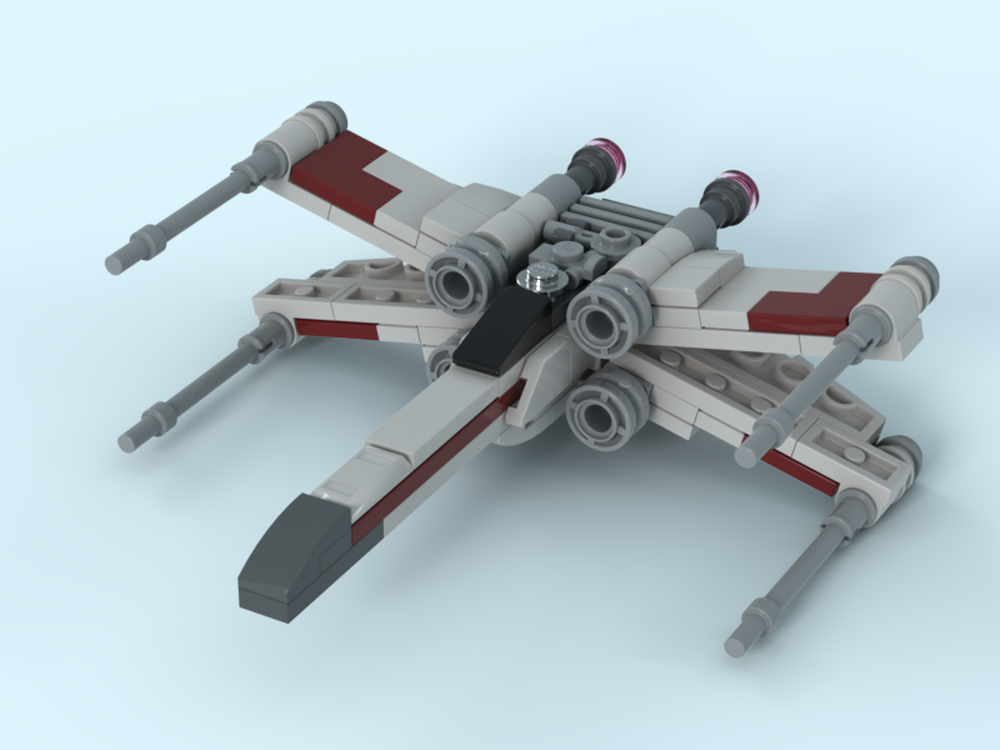 LEGO MOC Midi scale X Wing by abytron | Rebrickable - Build with LEGO