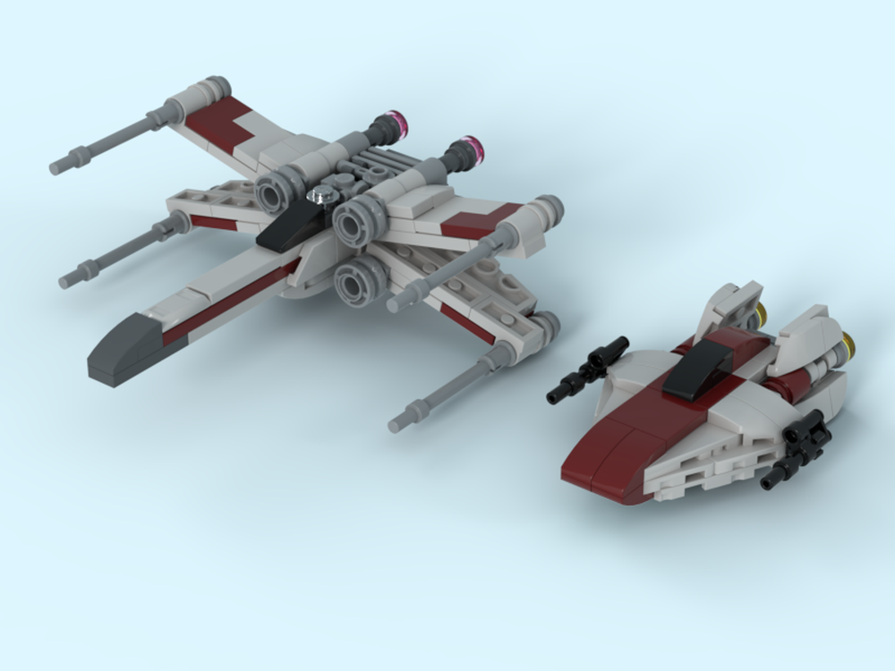 LEGO MOC Midi scale X Wing by abytron | Rebrickable - Build with LEGO