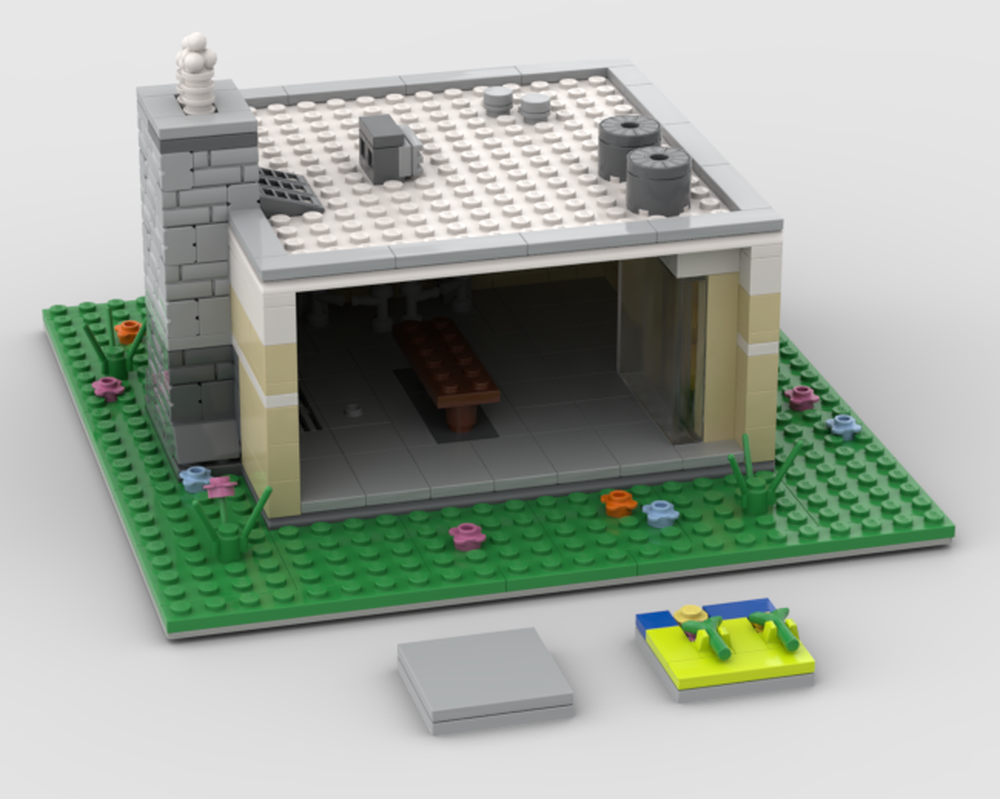 LEGO MOC lego museum with opening by legotrainguy13 | Rebrickable ...