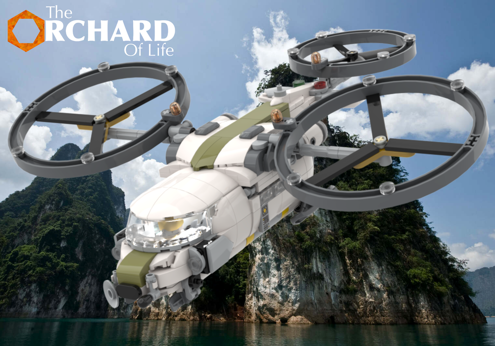 LEGO MOC Cormorant Rotocopter (Default Configuration) by OrchardBuilds ...