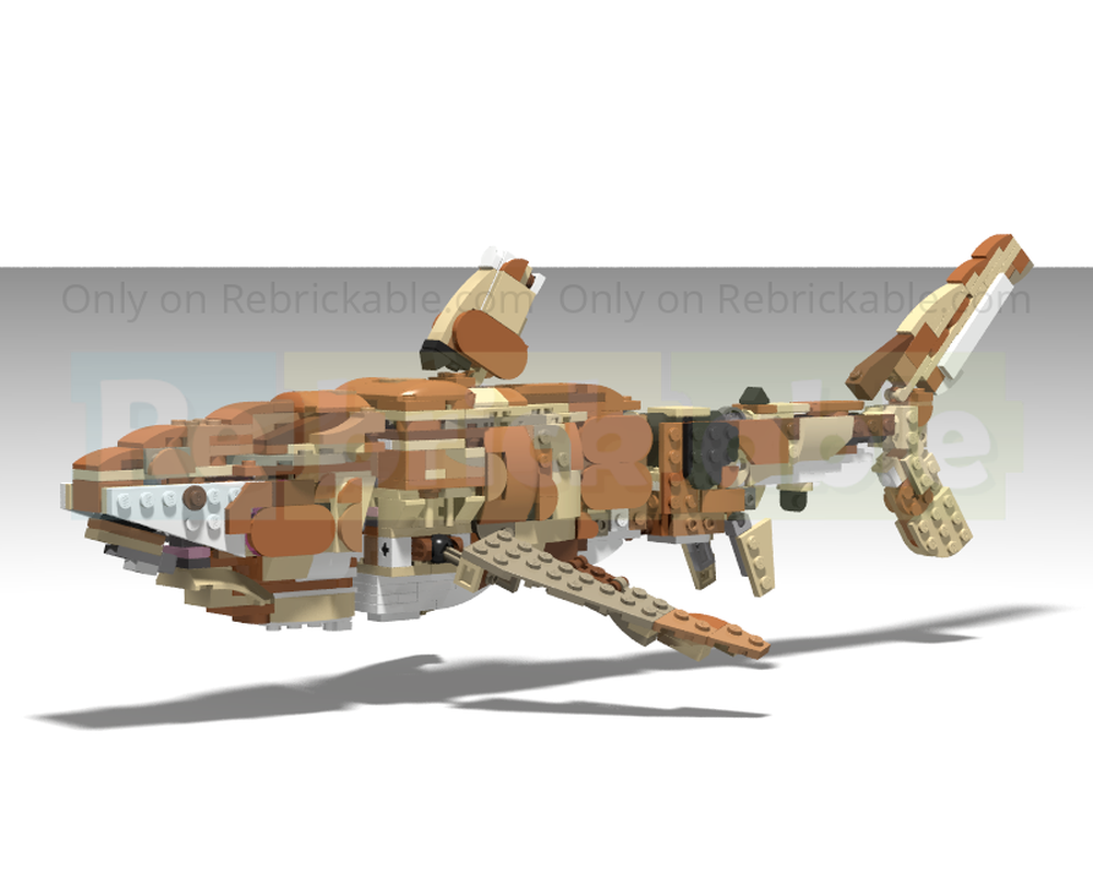 LEGO MOC 31150 Megalodon by cre8torbuilds | Rebrickable - Build with LEGO