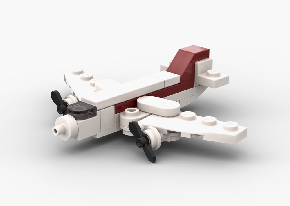 LEGO MOC Micro Retro Airliner by The Bobby Brix Channel | Rebrickable ...
