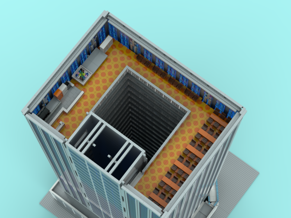 LEGO MOC Commercial complex Mall+Hotel by LingKong | Rebrickable ...