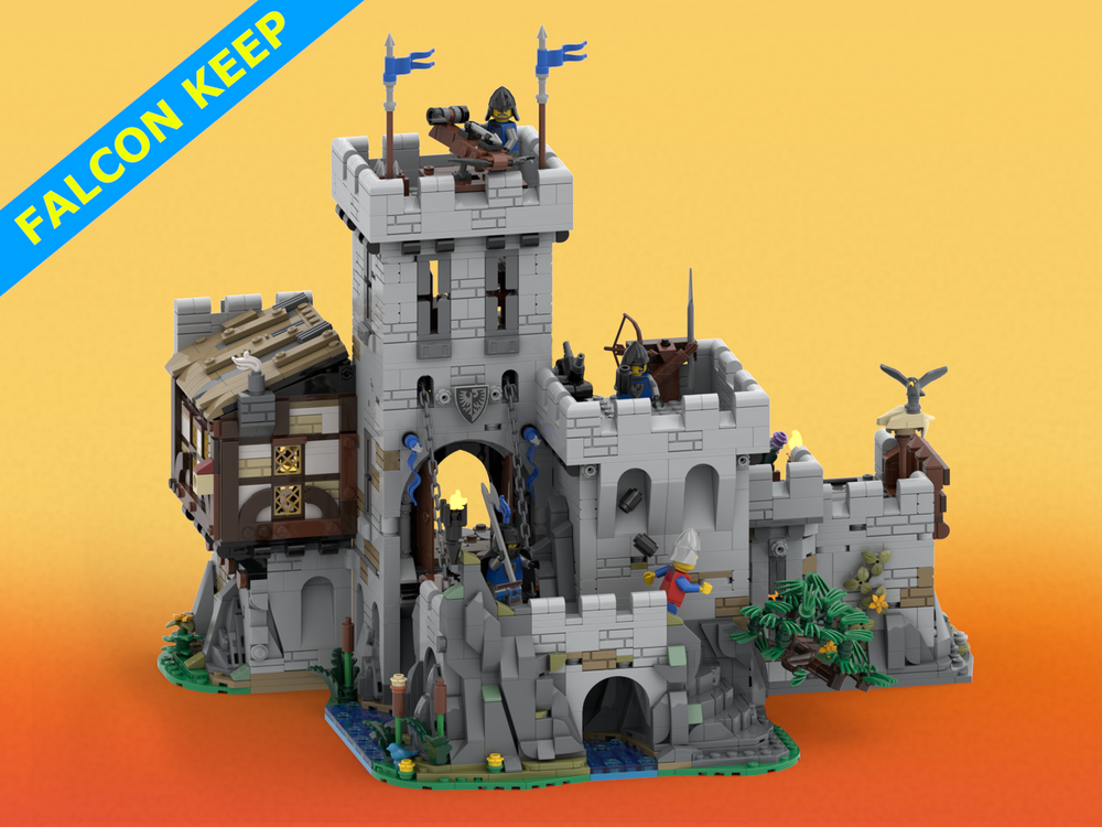 LEGO MOC Black Falcons - Falcon Keep by Darkerbricks | Rebrickable ...
