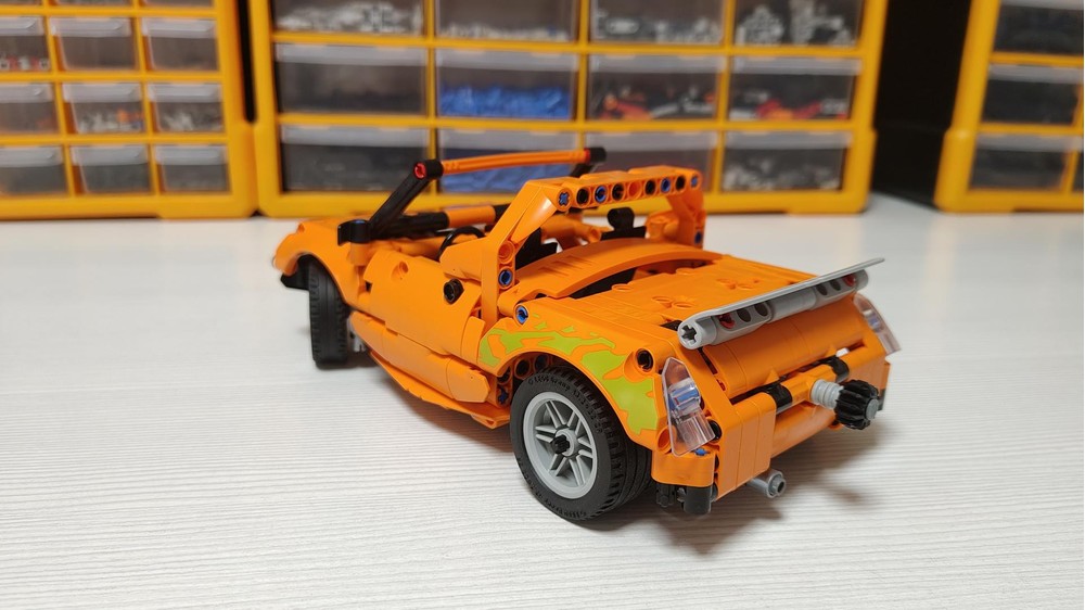 LEGO MOC 42204 - С-model - Roadster by stily | Rebrickable - Build with ...