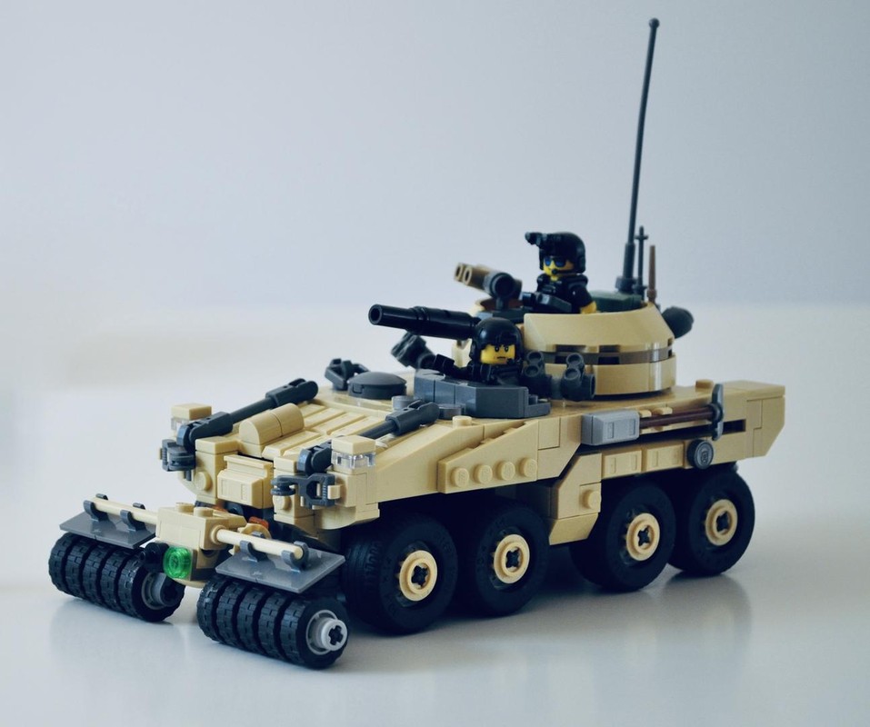 LEGO MOC World in Darkness | Armadillo APC by Oshi Builds | Rebrickable ...