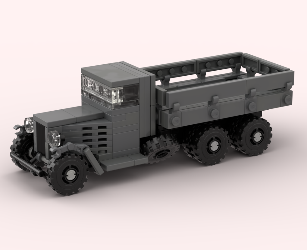 LEGO MOC LEGO ww2 ZIS-6 soviet truck 1:45 scale by Romainww2 ...
