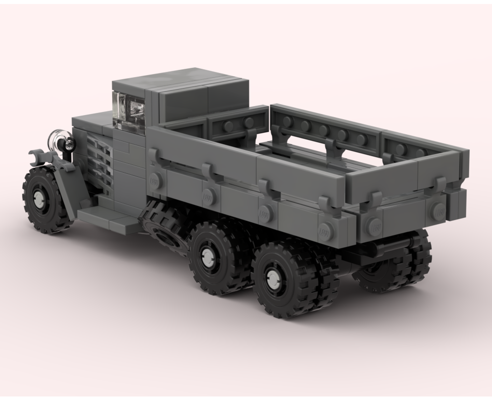 LEGO MOC LEGO ww2 ZIS-6 soviet truck 1:45 scale by Romainww2 ...