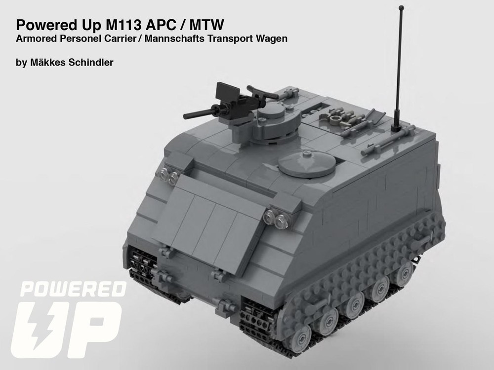 LEGO MOC Powered Up M113 APC / MTW by Mäkkes | Rebrickable - Build with ...