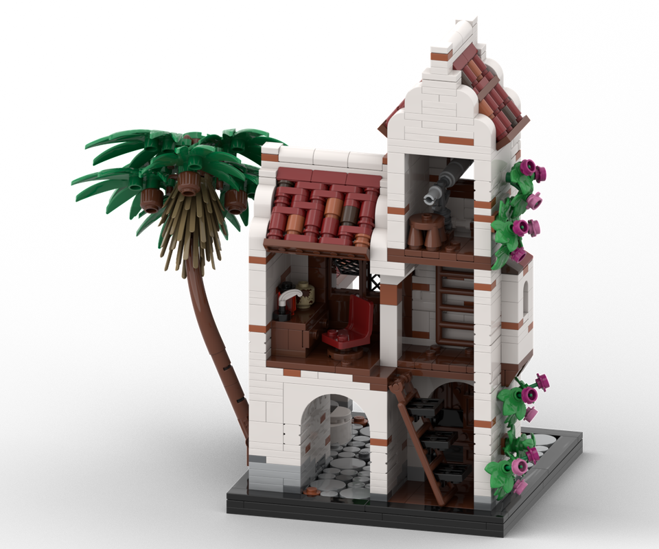 LEGO MOC-217394 A villa on the Mediterranean by TundO | Rebrickable ...