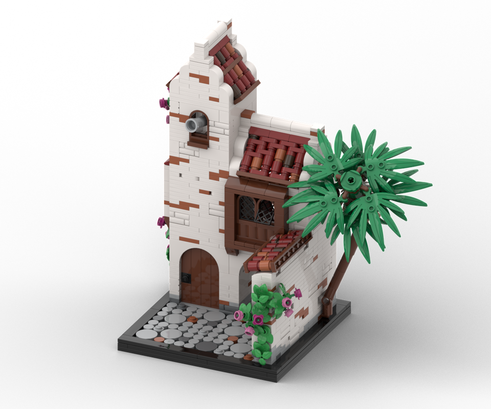 LEGO MOC-217394 A villa on the Mediterranean by TundO | Rebrickable ...
