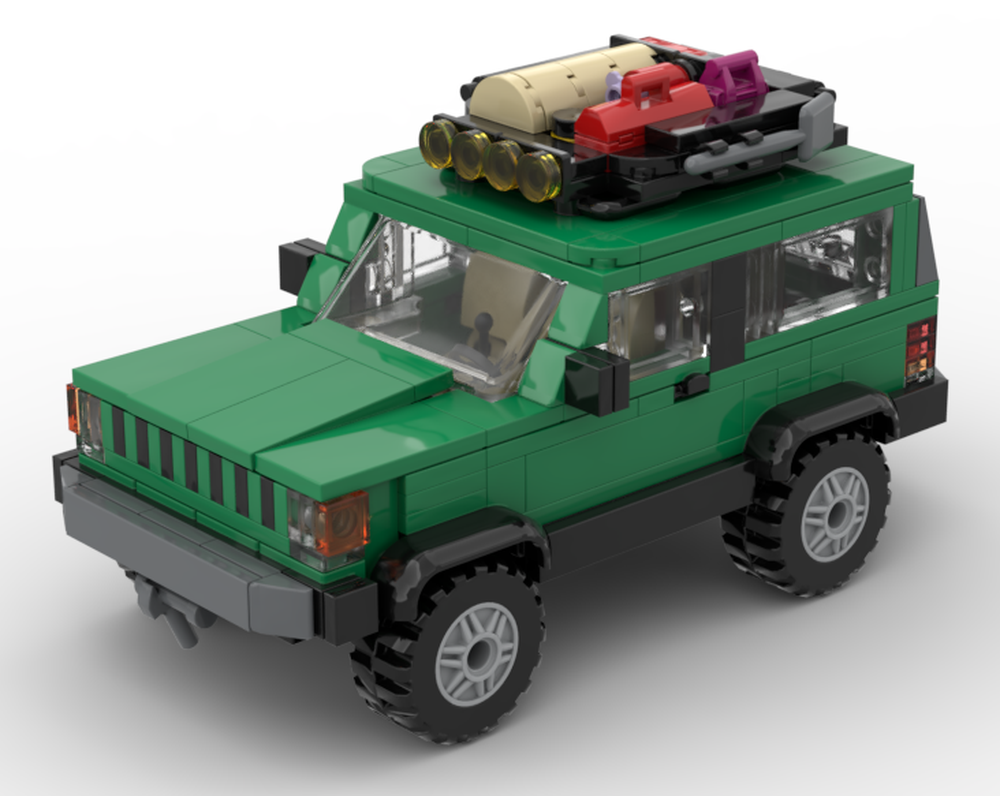 LEGO MOC Jeep Cherokee XJ Overlanding by BowTiedTurismo | Rebrickable ...
