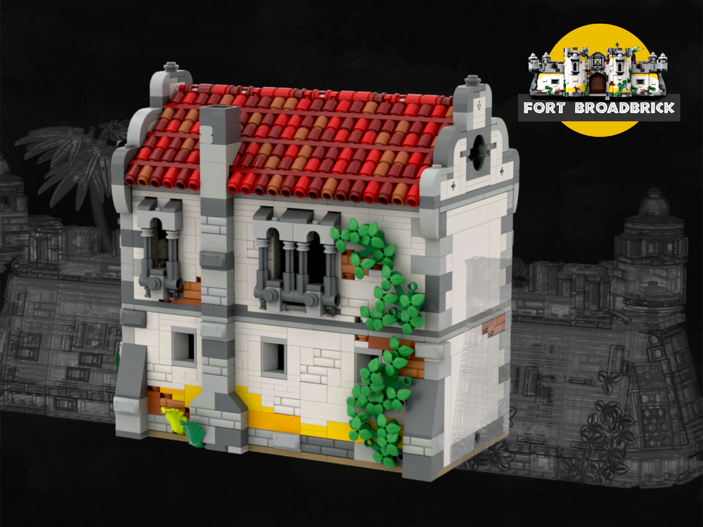 LEGO MOC Barracks - Fort Broadbrick by Vanestream | Rebrickable - Build ...