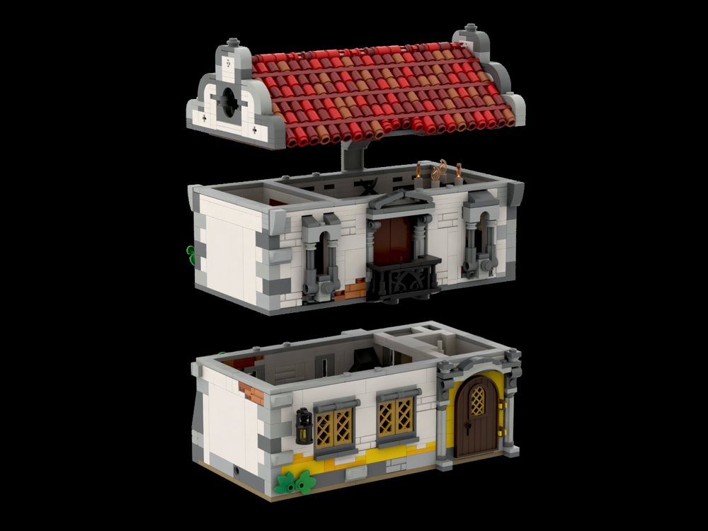 LEGO MOC-217416 Barracks - Fort Broadbrick by Vanestream | Rebrickable ...