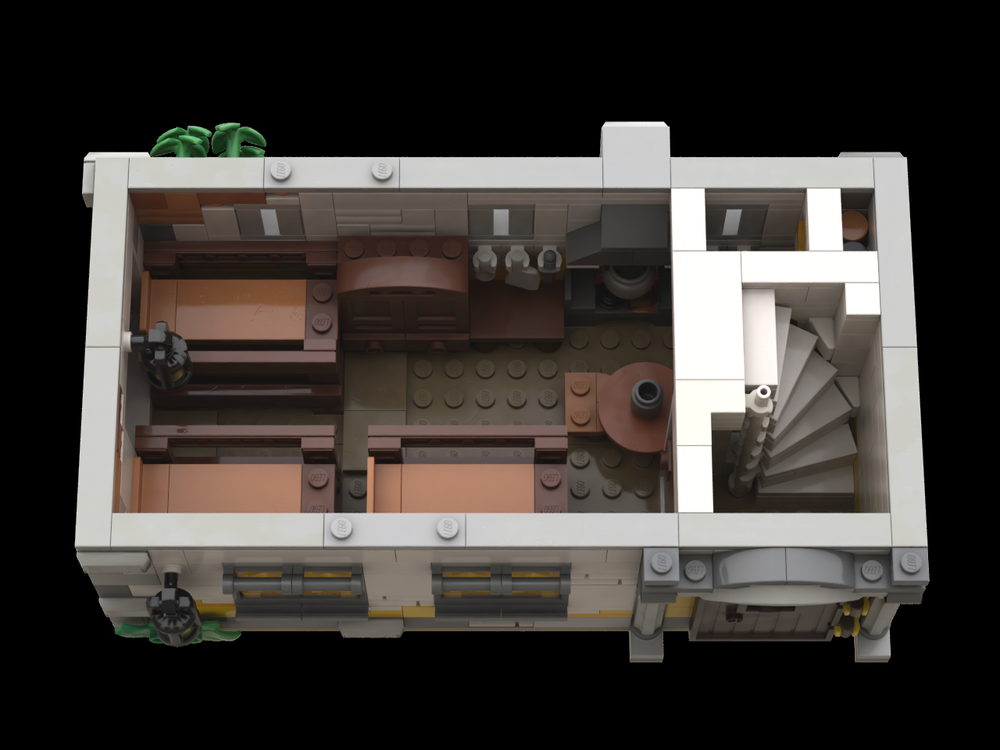 LEGO MOC-217416 Barracks - Fort Broadbrick by Vanestream | Rebrickable ...