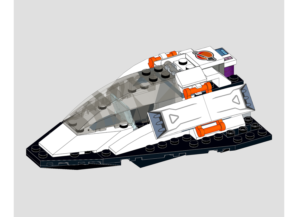 LEGO MOC 60429 Modular Spaceship by crazy8ron | Rebrickable - Build ...