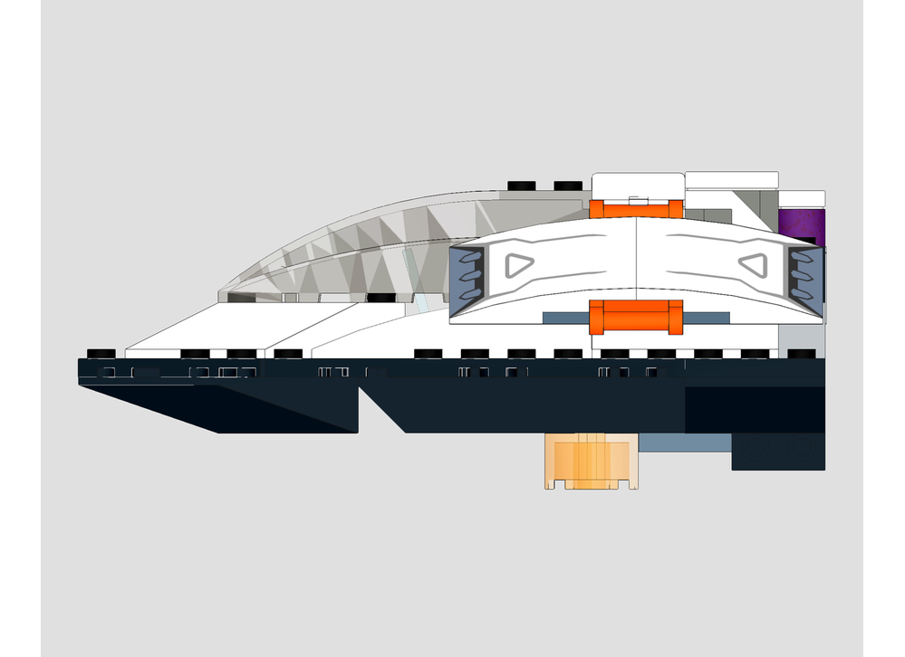 LEGO MOC 60429 Modular Spaceship by crazy8ron | Rebrickable - Build ...