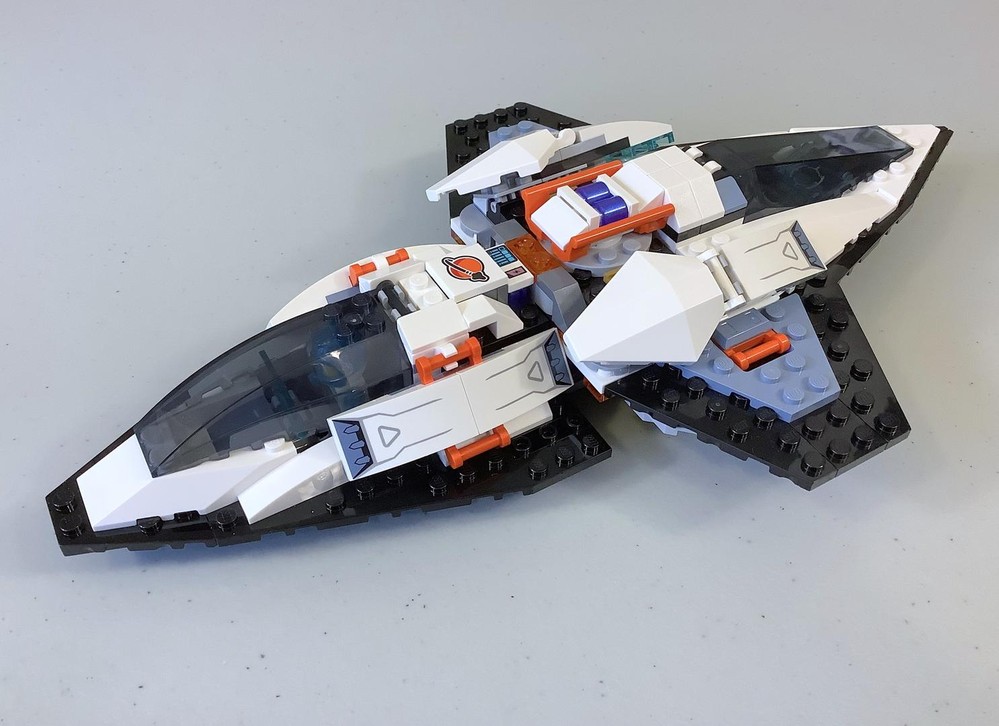LEGO MOC 60429 Modular Spaceship by crazy8ron | Rebrickable - Build ...
