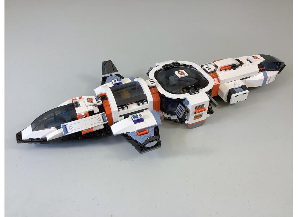 LEGO MOC 60429 Modular Spaceship by crazy8ron | Rebrickable - Build ...