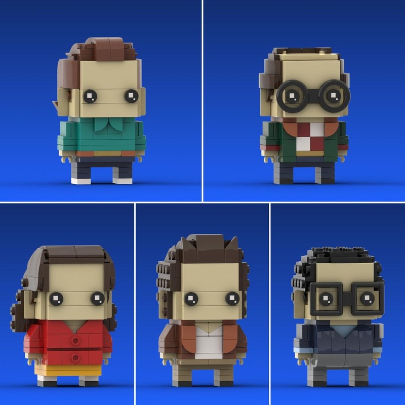 LEGO MOC "Seinfeld" Brickheadz Collection by DrBrickheadz | Rebrickable ...