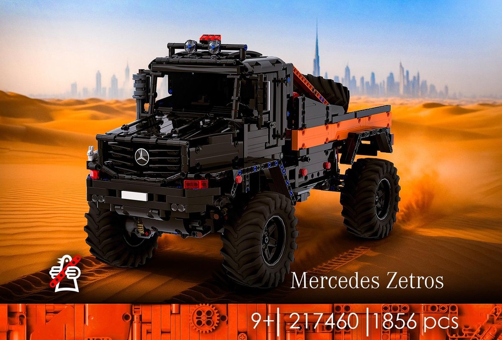 LEGO MOC Mercedes Zetros by denismers | Rebrickable - Build with LEGO
