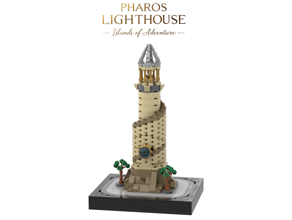 LEGO MOC PHAROS LIGHTHOUSE - Universal's Islands of Adventure by Coasters.bricks.worldwide ...