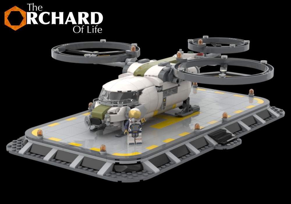 LEGO MOC Cormorant Landing Pad by OrchardBuilds | Rebrickable - Build ...