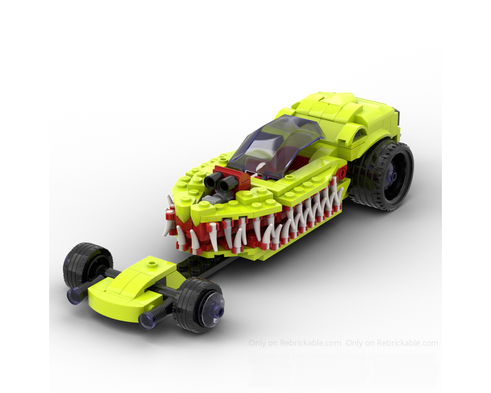 LEGO MOC Loco Croco by fourfaces | Rebrickable - Build with LEGO
