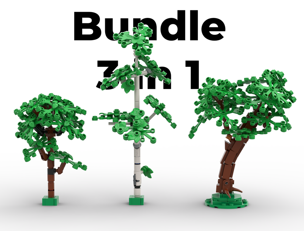 LEGO MOC Trees large Bundle by CreatorExpert | Rebrickable - Build with LEGO