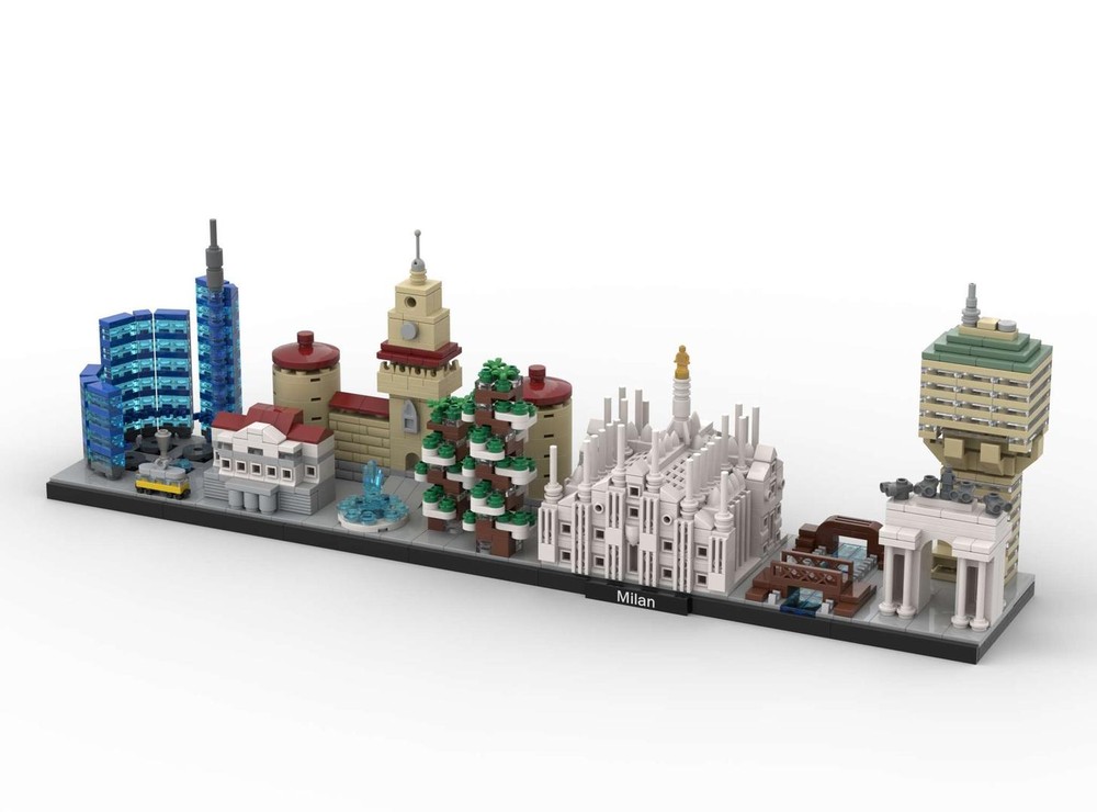 LEGO MOC Milan skyline by Alcor_69 | Rebrickable - Build with LEGO