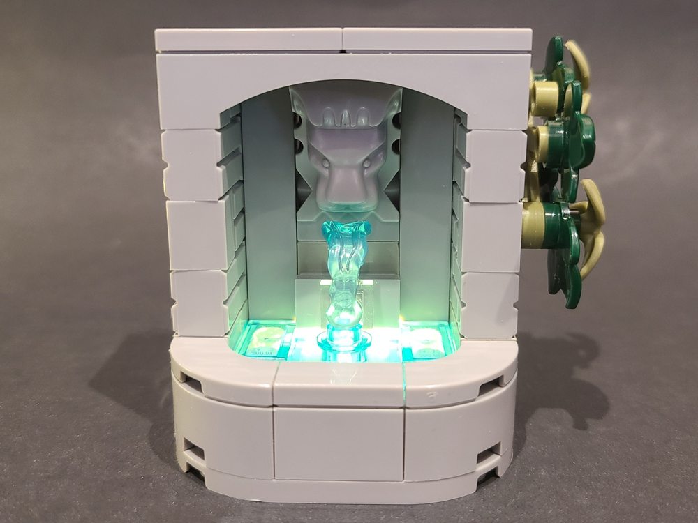 LEGO MOC Lion's Head Fountain by Rossco311 | Rebrickable - Build with LEGO