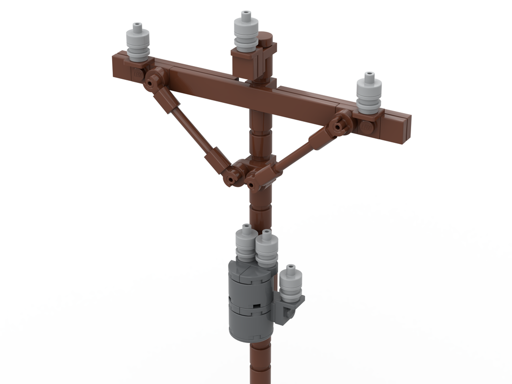 LEGO MOC-217516 Distribution Pole 01 by kdjones56 | Rebrickable - Build ...