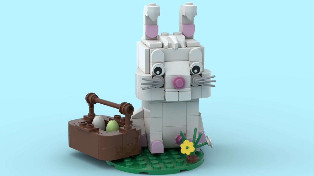 LEGO MOC Easter Bunny by Puremadness | Rebrickable - Build with LEGO