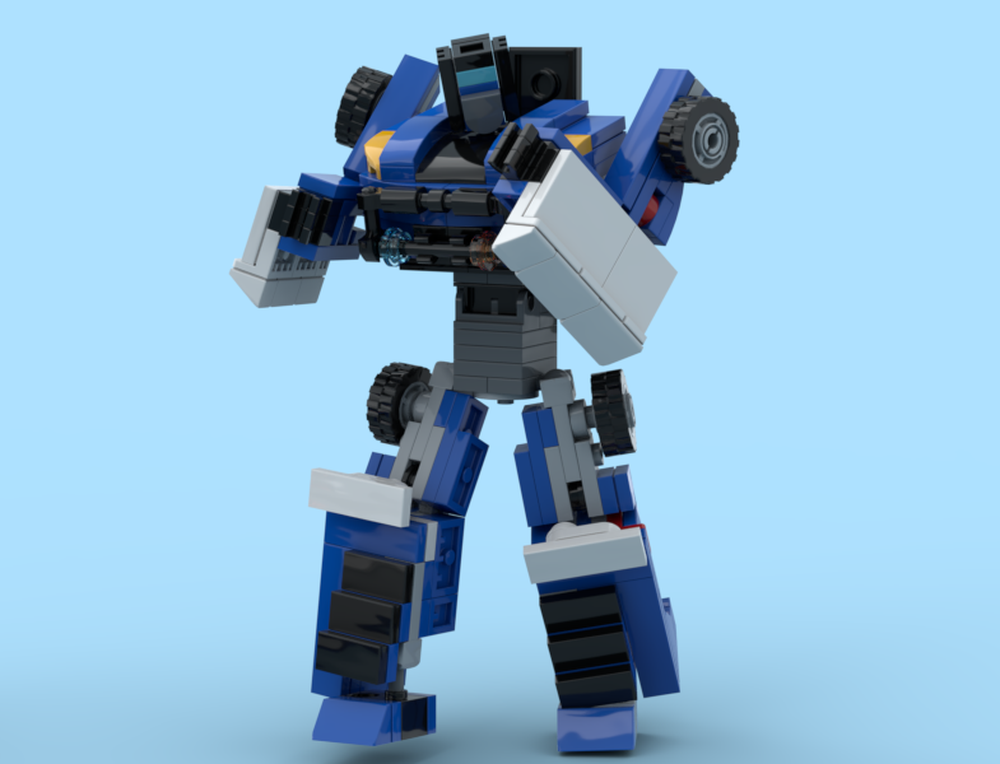 LEGO MOC Transformers barricade G1 by grosnoob51 | Rebrickable - Build ...