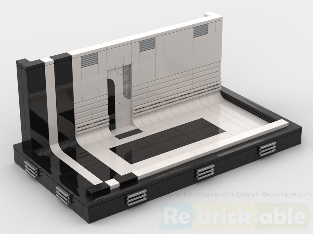 LEGO MOC Kamino Tipoca City corridor diorama by Ewok | Rebrickable ...