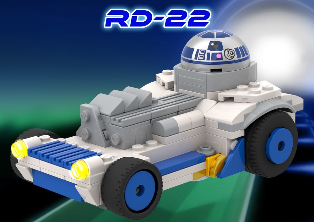 LEGO MOC RD-22 – Hot Wheels: R2D2 by Pfundjj | Rebrickable - Build with ...