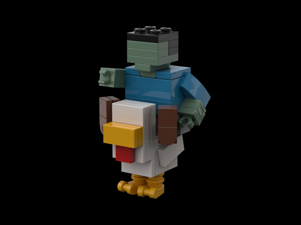 LEGO MOC-217590 Chicken Jockey by lego.joey | Rebrickable - Build with LEGO
