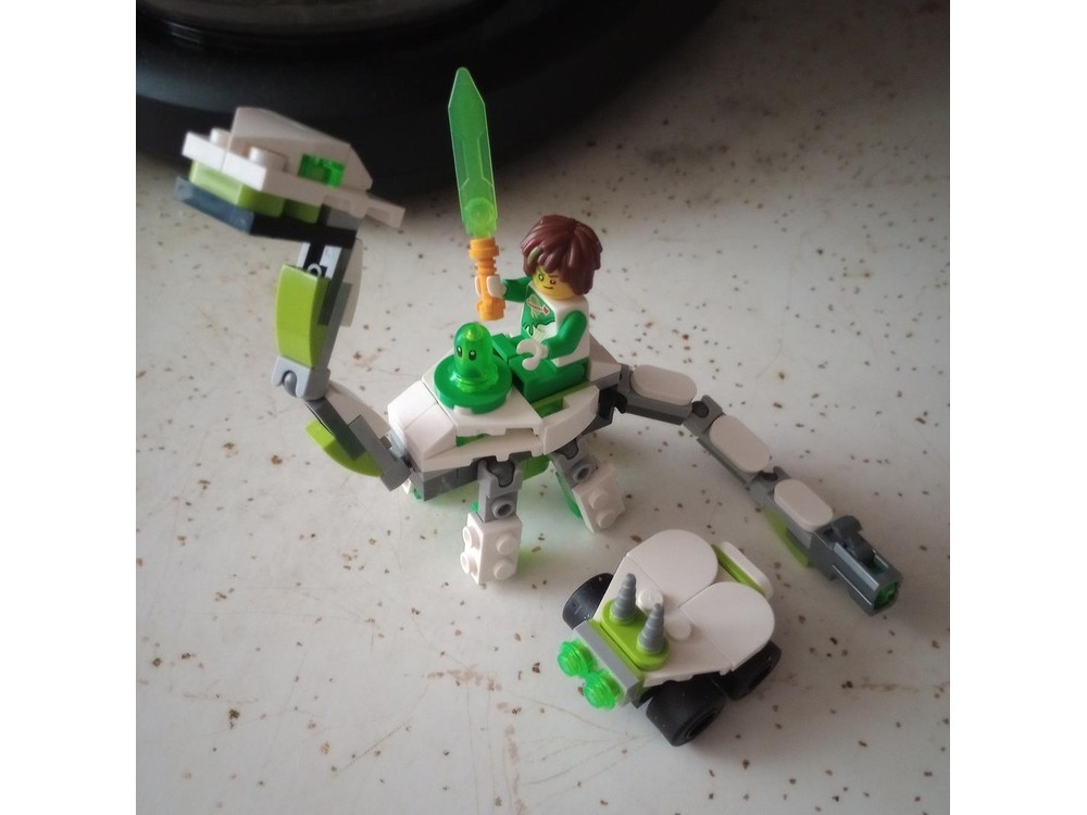 LEGO MOC Cyber Sauropod & Love Bug-E by Jeruvian | Rebrickable - Build ...