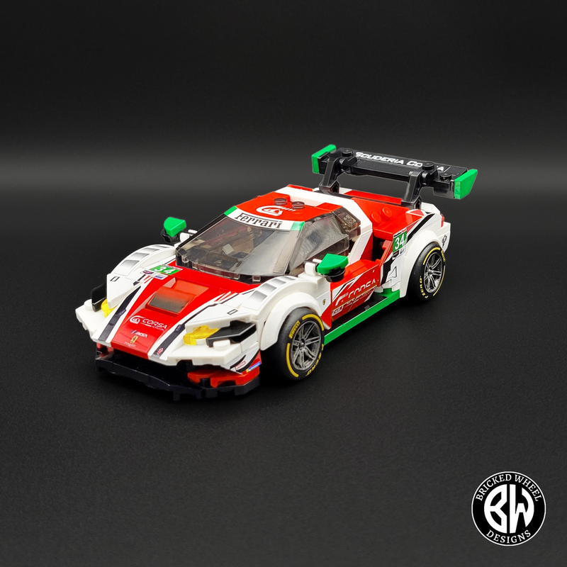 LEGO MOC FERRARl 296 GT3 Corsa Horizon by BrickedWheel | Rebrickable ...