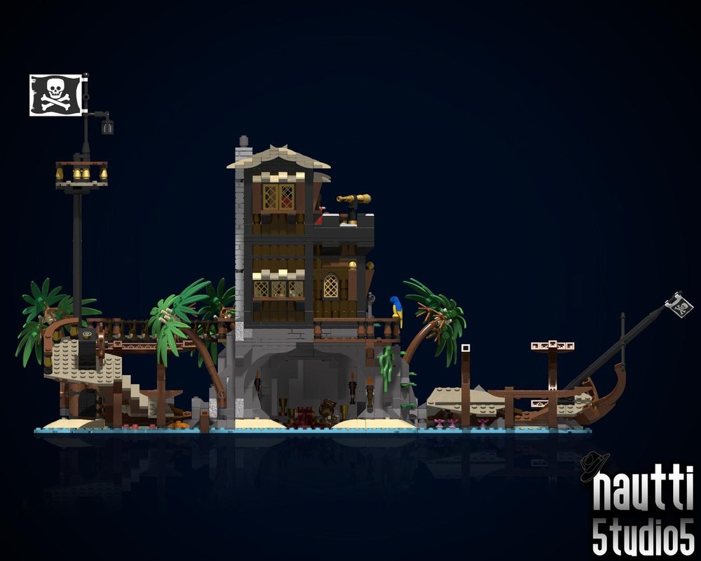 LEGO MOC Shipwreck Hideout (6253 REMAKE) by hautti5 | Rebrickable ...