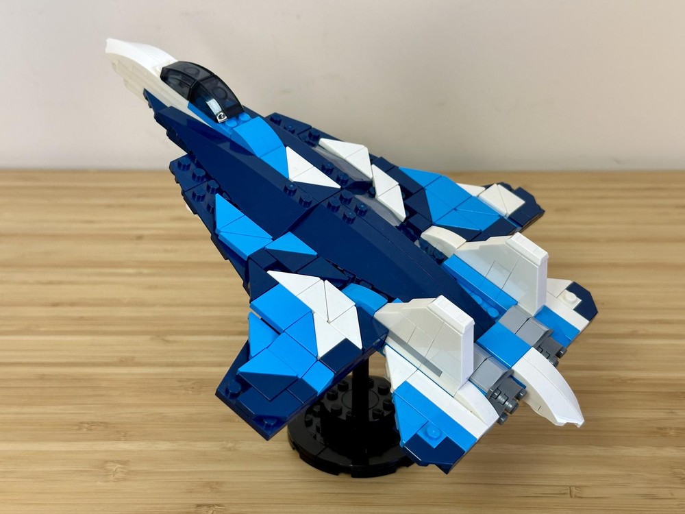 LEGO MOC-217605 Sukhoi Su-57 Felon - Alternate Build of 2 x 31160 Race ...
