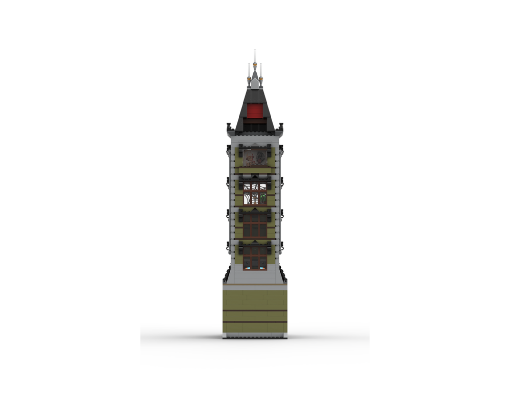 LEGO MOC Haunted Tower Modular by mipakr | Rebrickable - Build with LEGO