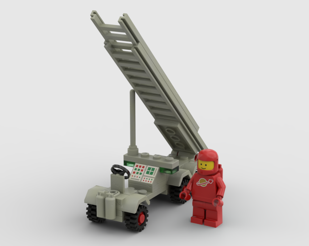 LEGO MOC Ladder Truck by ElevenNote5404 | Rebrickable - Build with LEGO