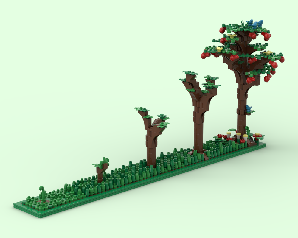 LEGO MOC-217622 Nature comes to Life by MAP Tec | Rebrickable - Build ...