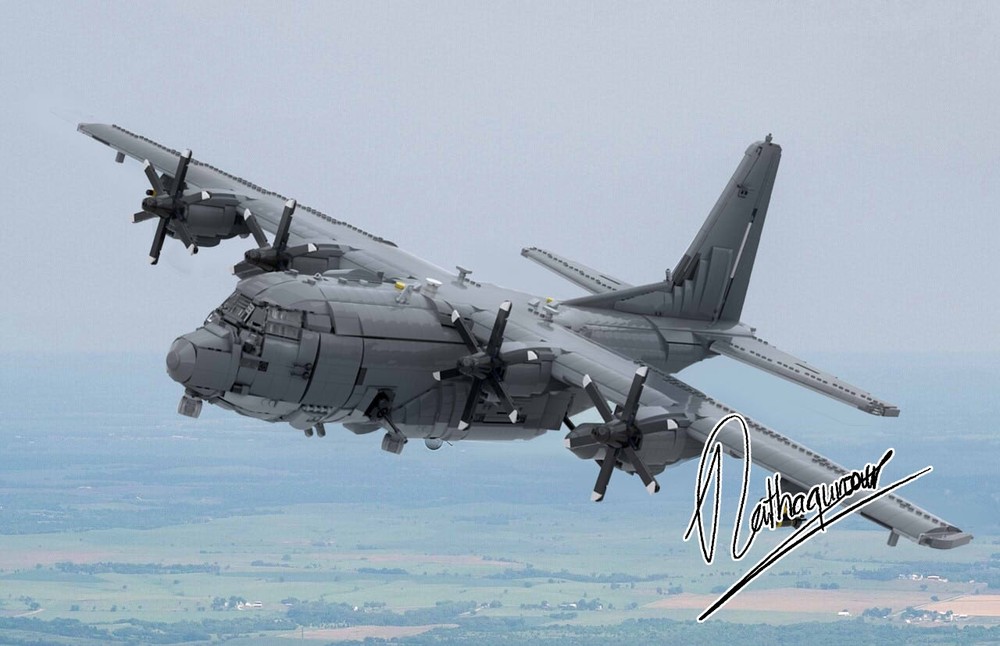 LEGO MOC Lockheed AC-130J GhostRider by Pathaquinous | Rebrickable ...