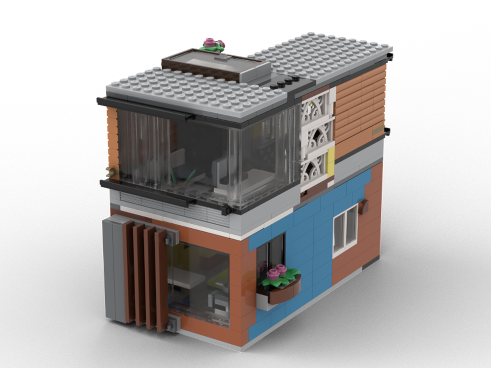 LEGO MOC The Architect's Tiny House by brickbicycle | Rebrickable ...