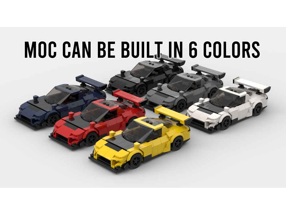 LEGO MOC Mazda RX-7 FD RE-Amemiya by StudWorks | Rebrickable - Build with LEGO