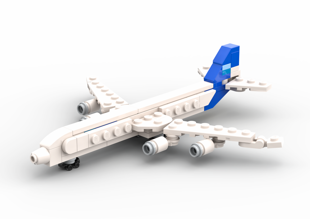 LEGO MOC Airbus A340-500 by The Bobby Brix Channel | Rebrickable - Build with LEGO