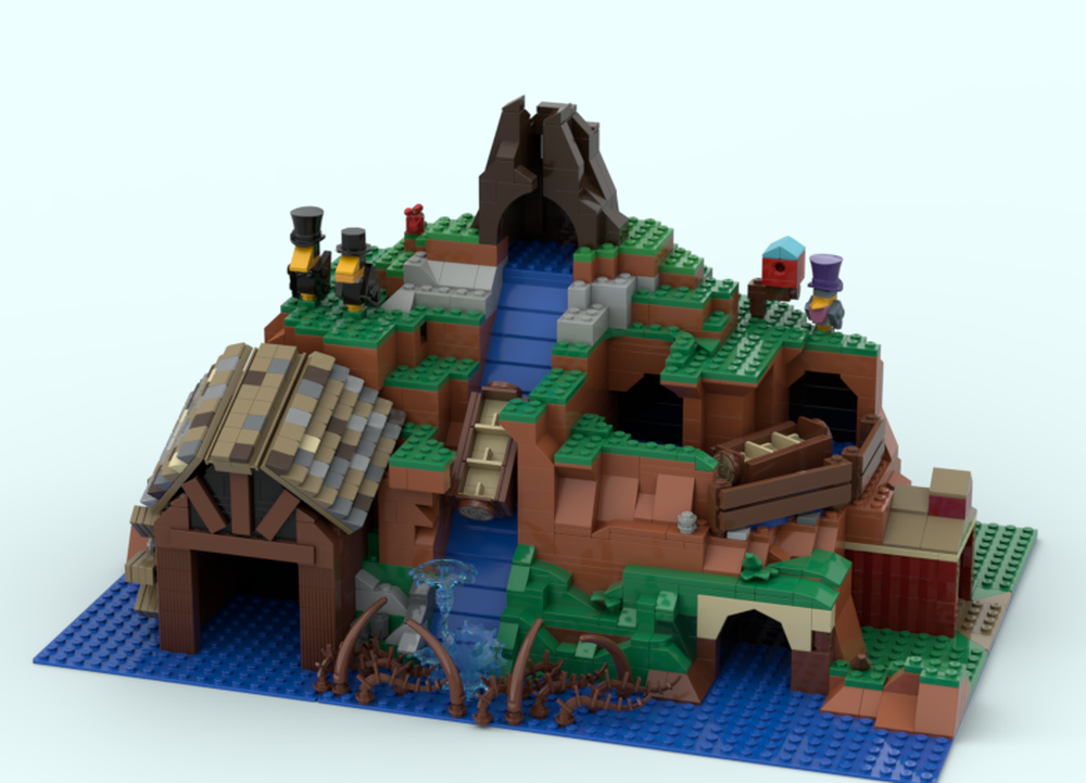 LEGO MOC-217671 Splash Mountain by Joshymyboy | Rebrickable - Build ...