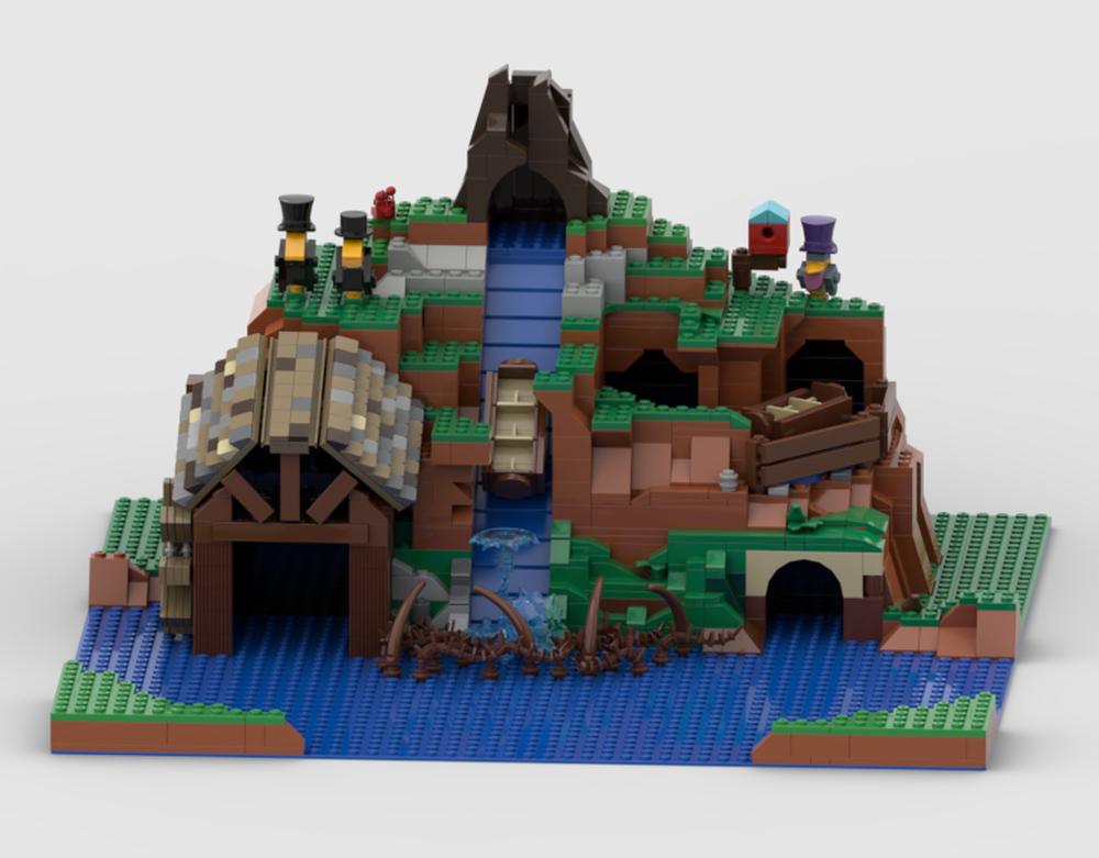 LEGO MOC Splash Mountain by Joshymyboy | Rebrickable - Build with LEGO
